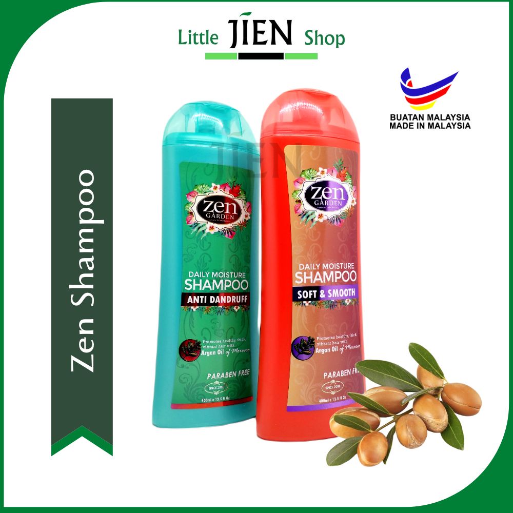 Zen Hair Shampoo With Argan Oil, Soft & Smooth Shampoo, Anti Dandruff ...