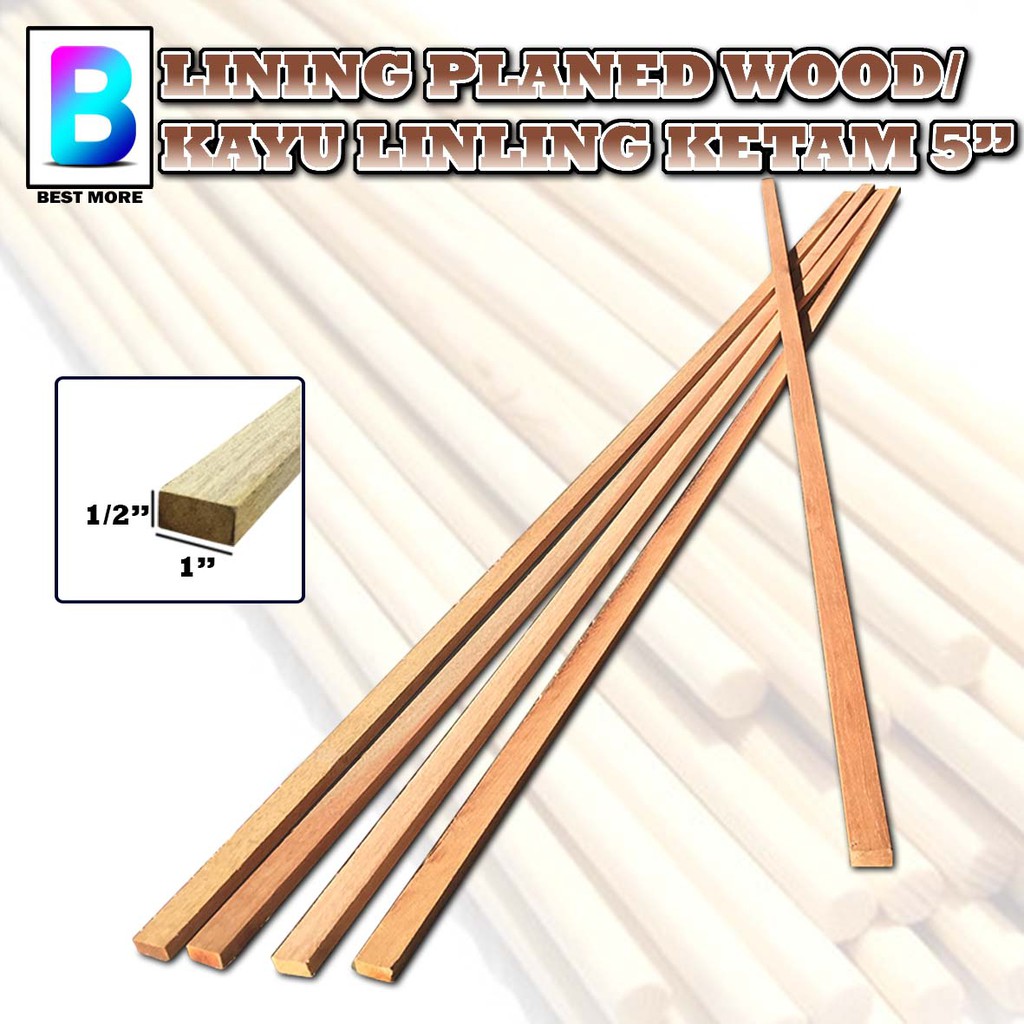 CEILING SPIN WOOD / KAYU PAK SILING EMPAT SEGI 5ft | Shopee Malaysia