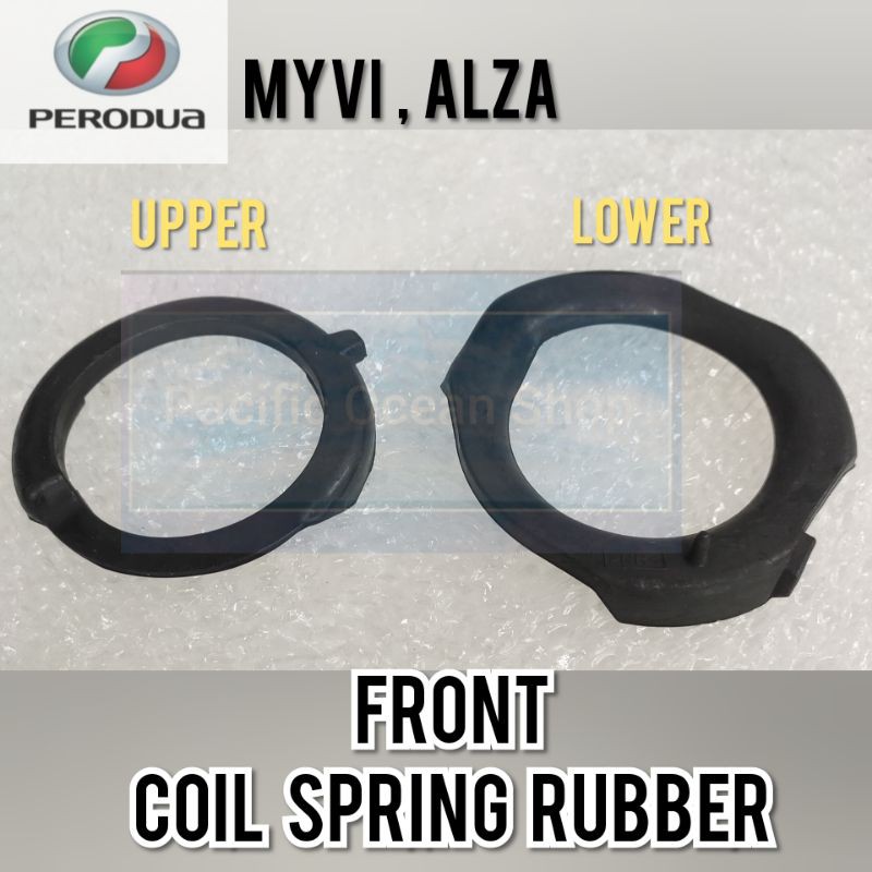 (ORIGINAL) COIL SPRING RUBBER (FRONT/UPPER/LOWER) MYVI,ALZA PERODUA ...