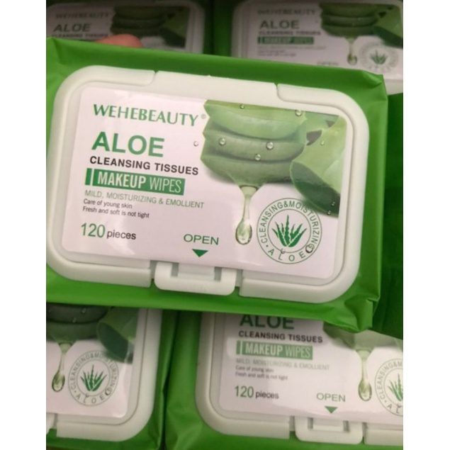 ALOEVERA CLEANSING TISSUES/ MAKE UP WIPE | Shopee Malaysia