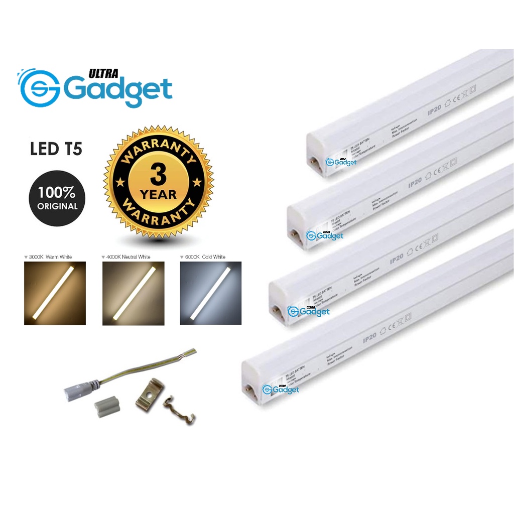 High Grade LED T5 Tube Light Drop Curve Light Ceiling Light Lampu Plaster Siling Mentol T5 [3 ...