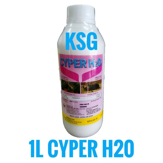 1L CYPER H2O Racun Serangga Kumbang Tanduk, Ulat Pengorek Buah | Shopee ...