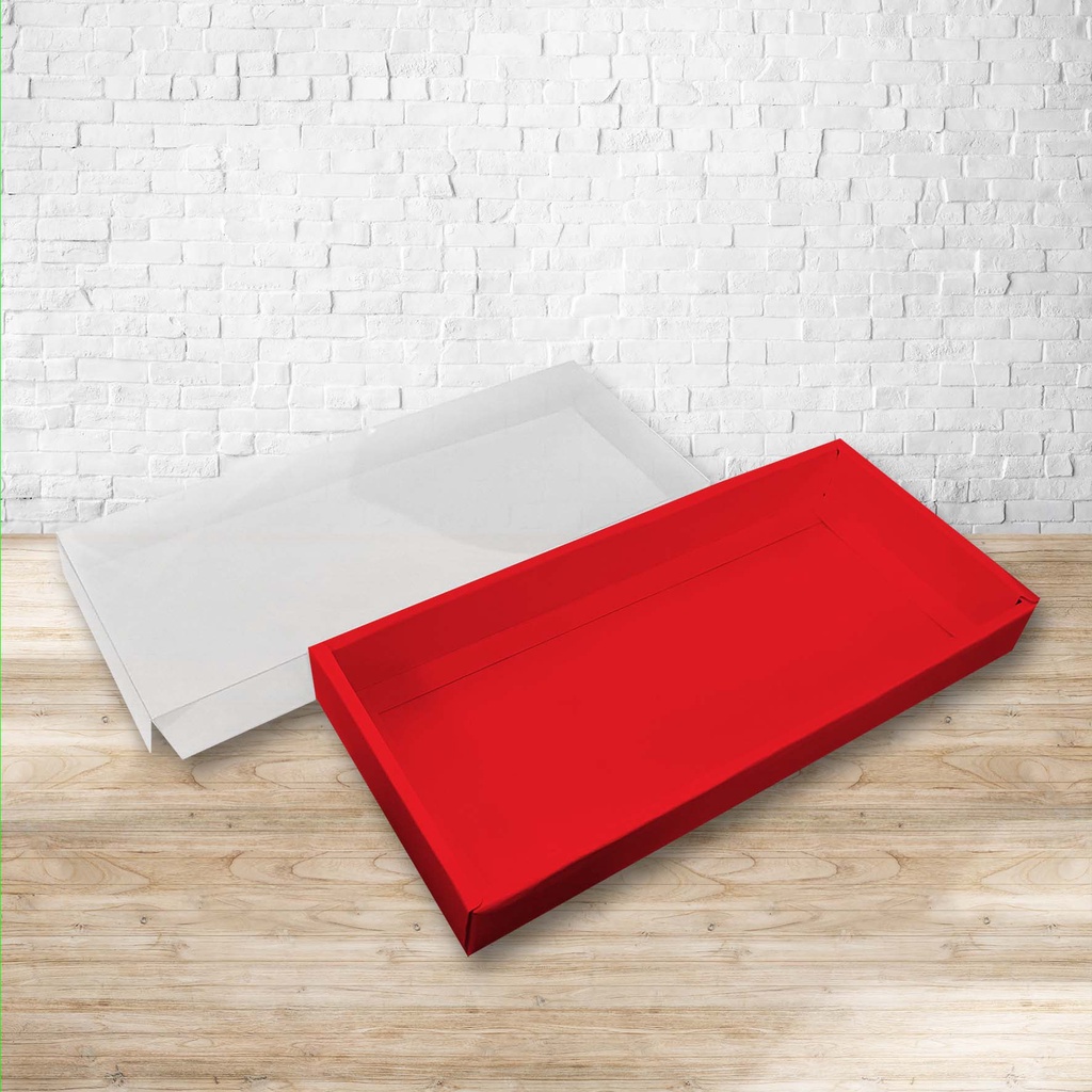 (Rec - L)Transparent Packing Box | Christmas Red Meringue Cookies box ...