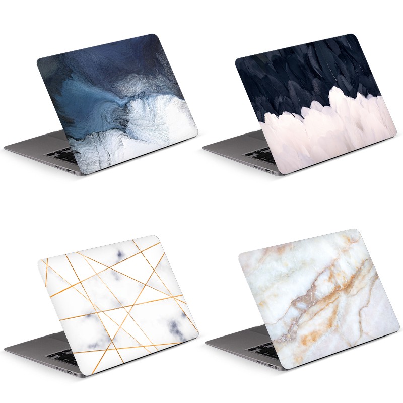 Cuostomize DIY Marble pattern Laptop Sticker Laptop Skin Art Decal for ...