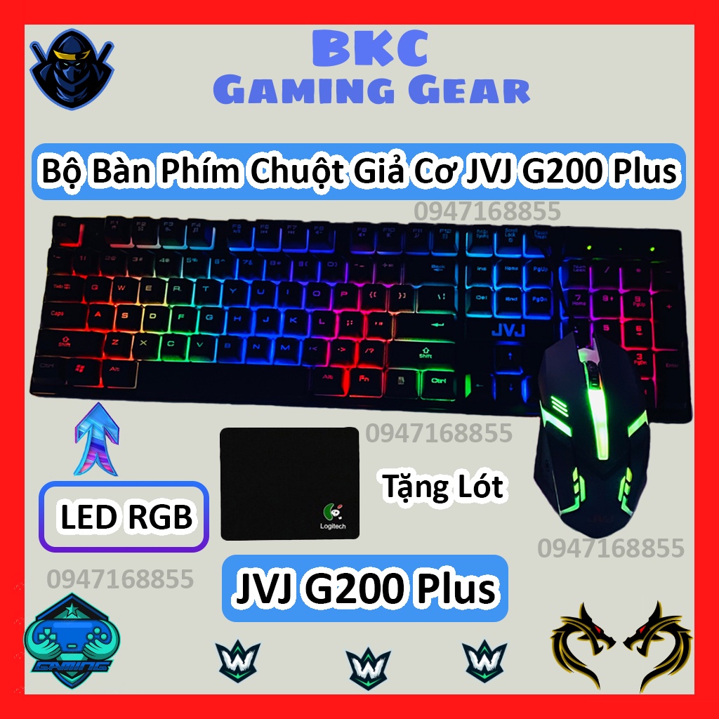 Wired TF 200 Mechanical Keyboard Set, RGB LED, Fullsize - Gaming ...