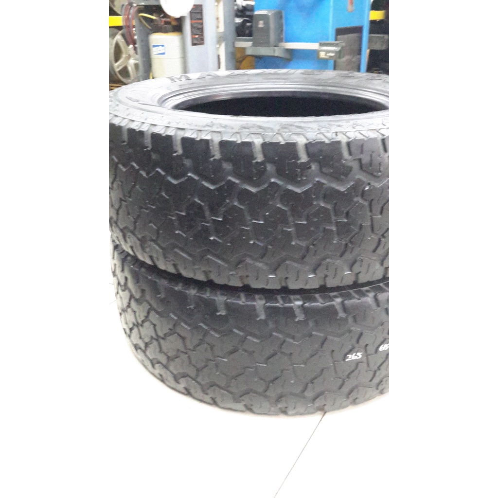 Used tyre secondhand tayar MAXXIS BRAVO A/T 265/65R17 40% Bunga per 1pc | Shopee Malaysia