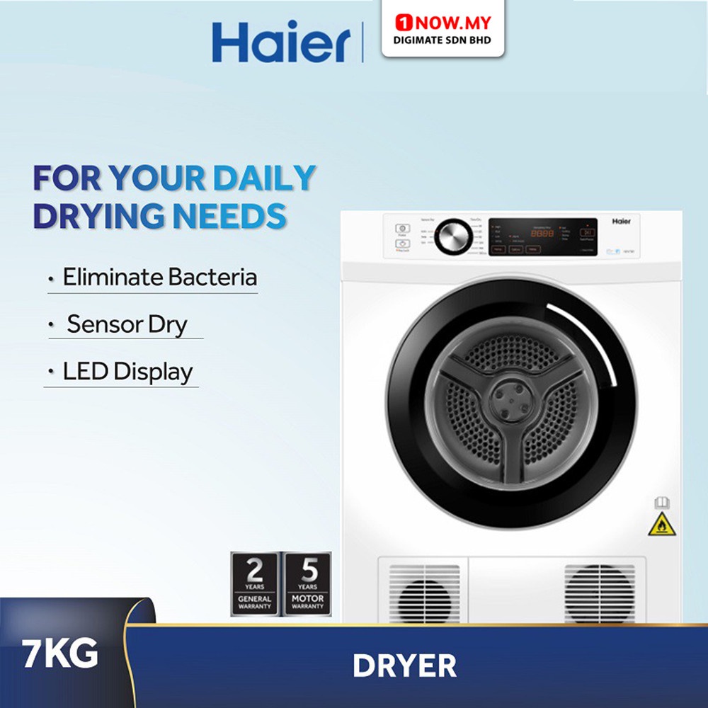 HAIER 7kg Sensor Vented Dryer HDV70E1 | Shopee Malaysia