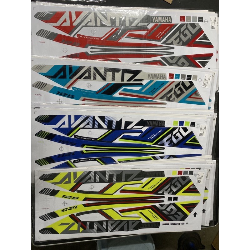 Ego Avantiz (2)(3) Stripe Body sticker | Shopee Malaysia