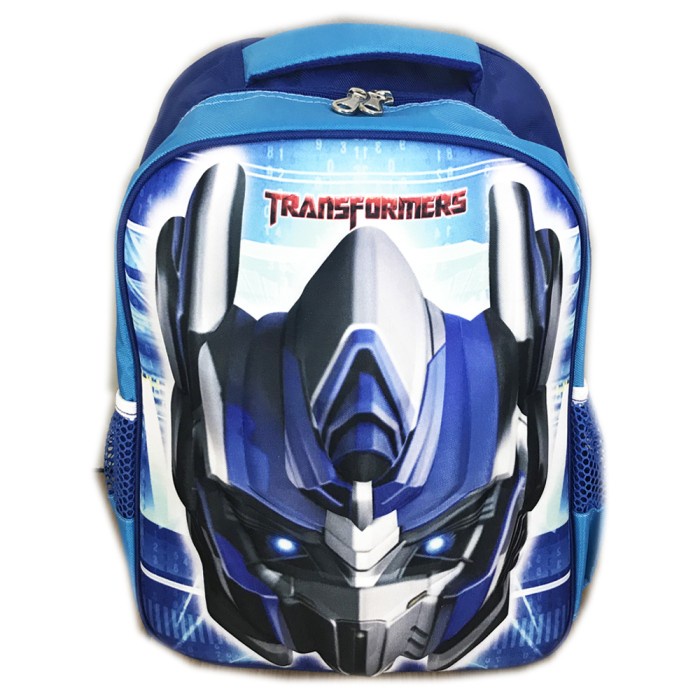 S20v24 Transformer Optimus Prime Elementary School Backpack 3D Embossed ...