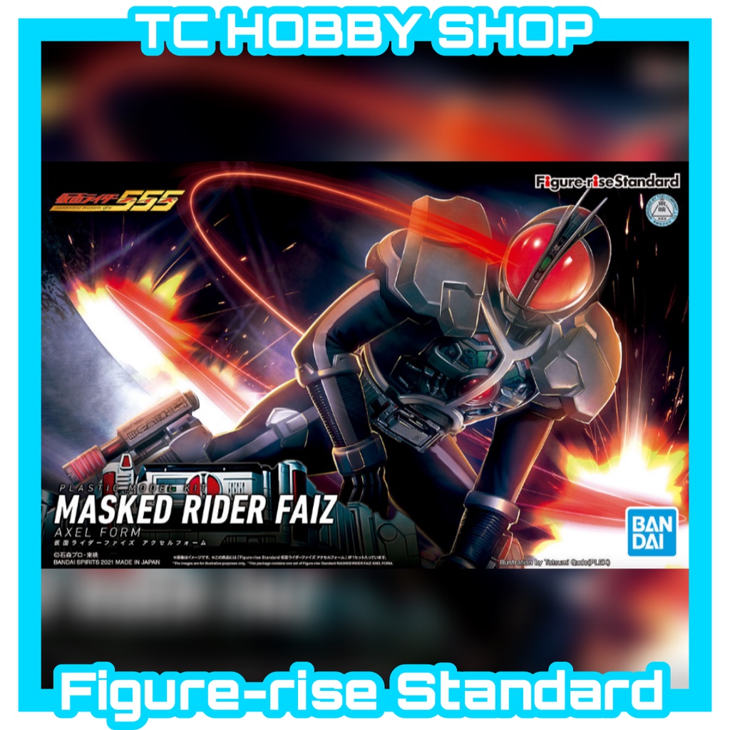 (Ready Stock) Premium Bandai FRS Figure-rise Standrad Kamen Rider Faiz Axel Form Kamen Rider 555 ...