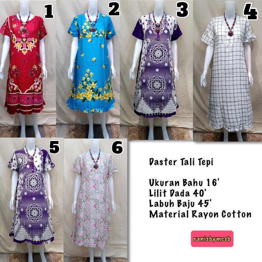 SHORT DRESS BATIK MIX DESIGN | Shopee Malaysia