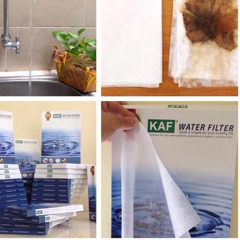 100 Sheets KAF Water Filter Japan Good Quality (Water Filter Cloth from ...
