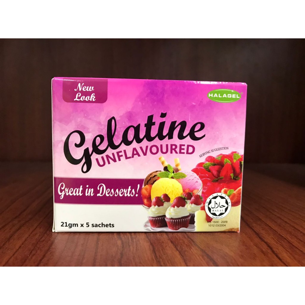 Halagel - Gelatin Box 105grm (5 SACHET) | Shopee Malaysia