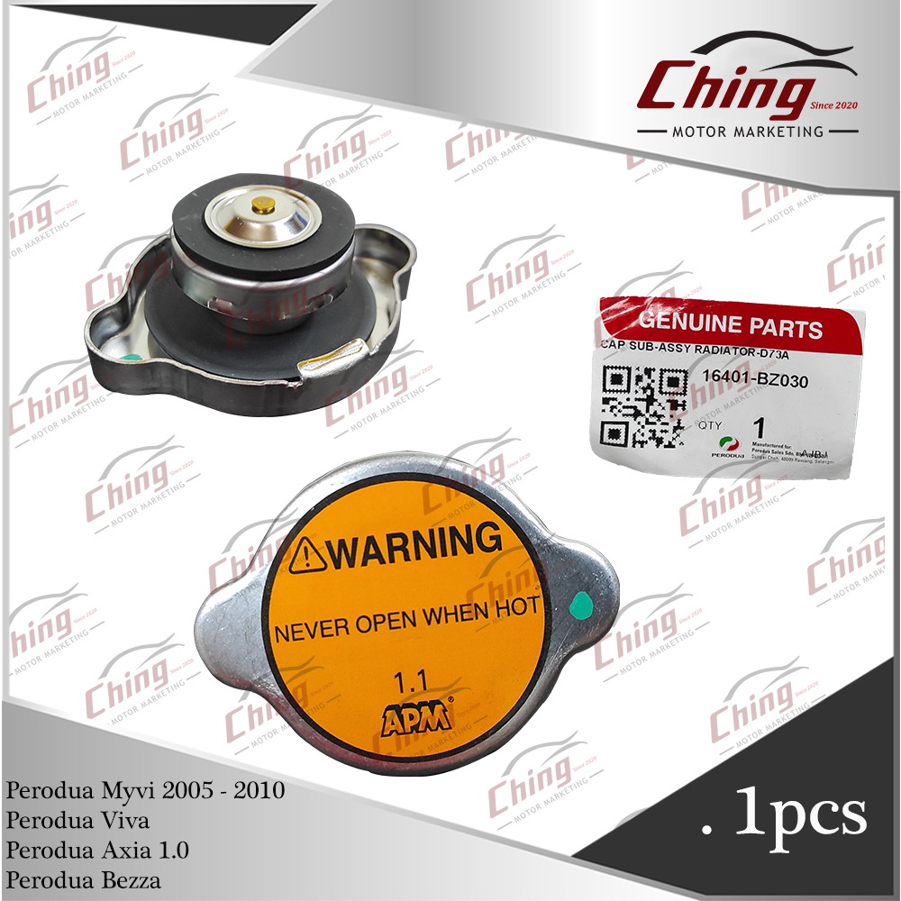 PERODUA - PERODUA VIVA, AXIA 1.0, BEZZA RADIATOR CAP (16401-BZ030 ...