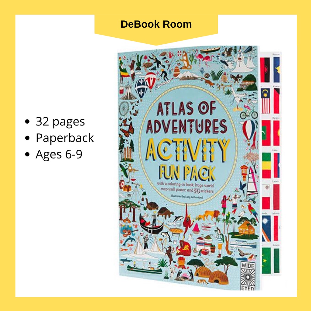 Atlas of Adventures Activity Fun Pack: with a coloring-in book, huge ...