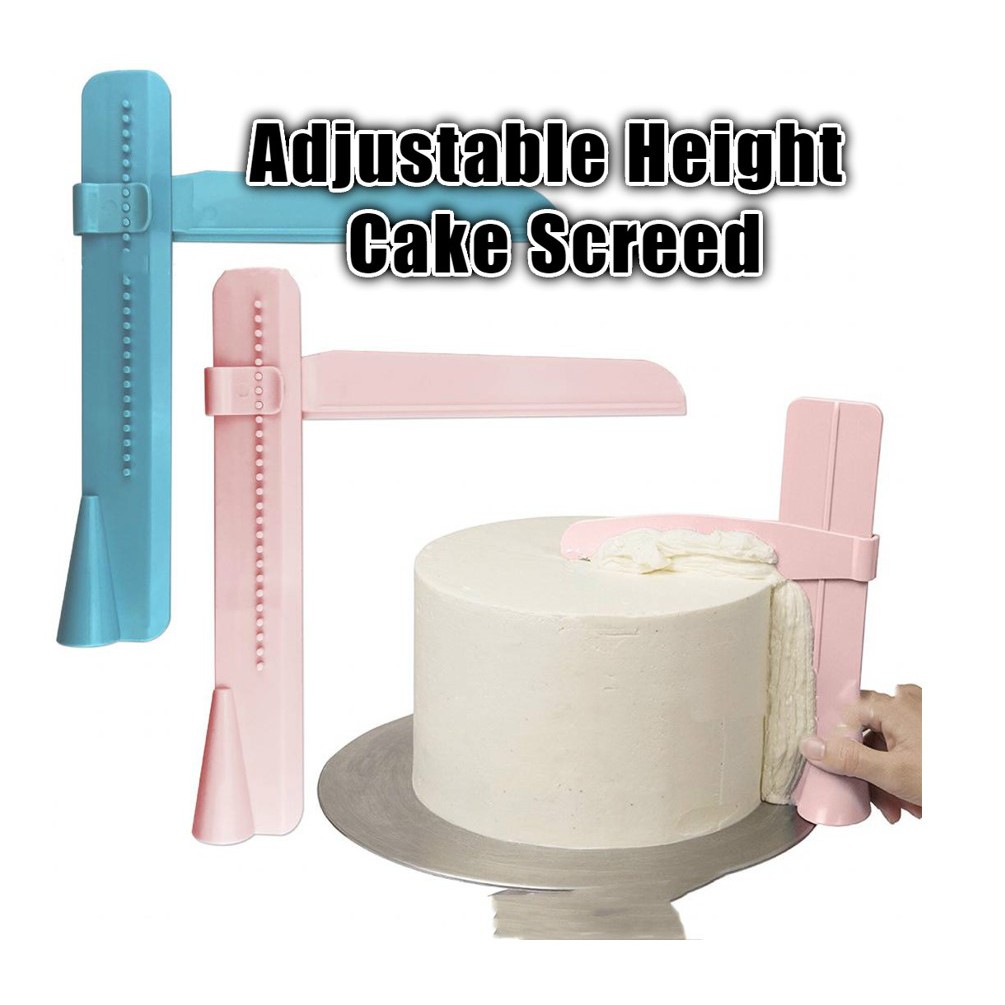 Cake Scraper Smoother Adjustable Fondant Spatulas Cream Decorating DIY Bakeware | Shopee Malaysia