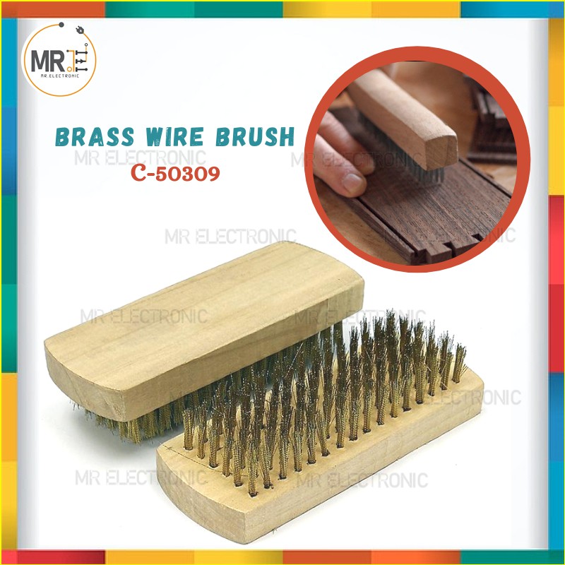 1pcs Berus Lantai Besi / Berus Dawai Tembaga / Berus Besi / Brass Wire ...
