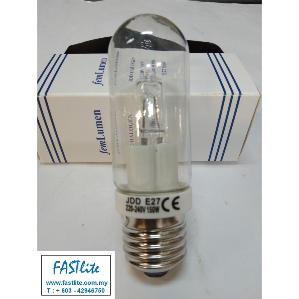 Halolux 230V 200W Clear E27 Mentol Halogen | Shopee Malaysia