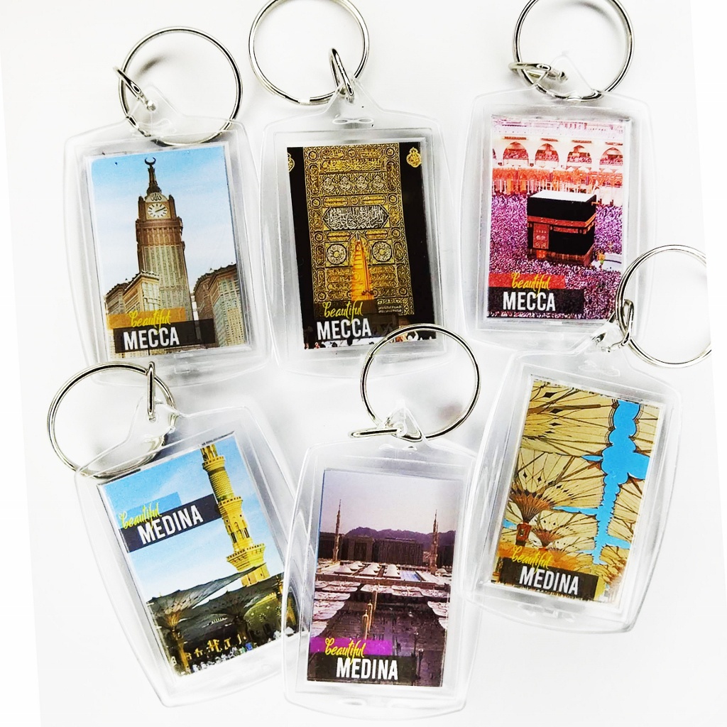 Keychain Mecca Madinah Haji Umrah Mekah Souvenir | Shopee Malaysia