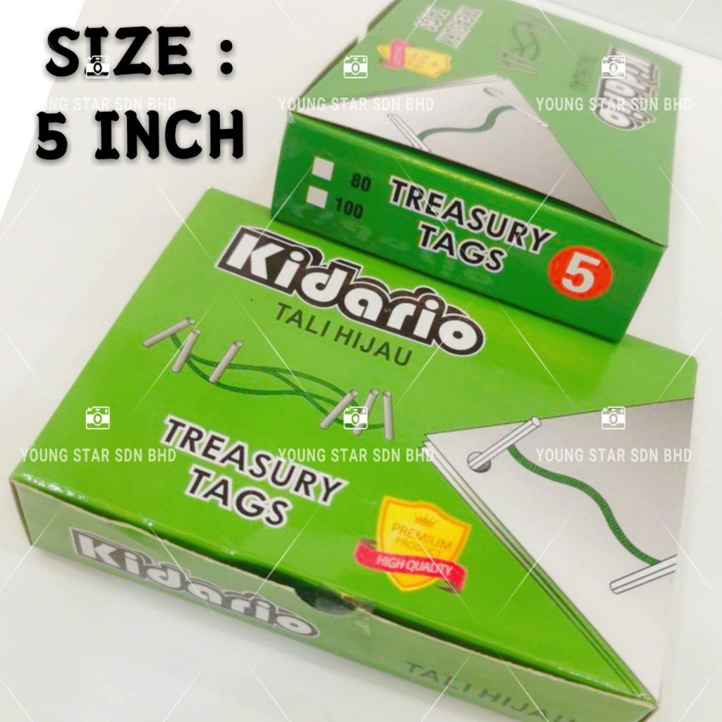 KIDARIO Treasury Tags / Tali Hijau ( KTT ) Premium & high quality green ...