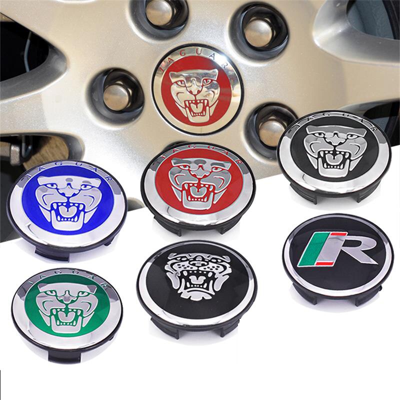 4Pcs/set 5.85cm Car Wheel Center Hub Caps Covers for Jaguar XF XJ-S XJ ...