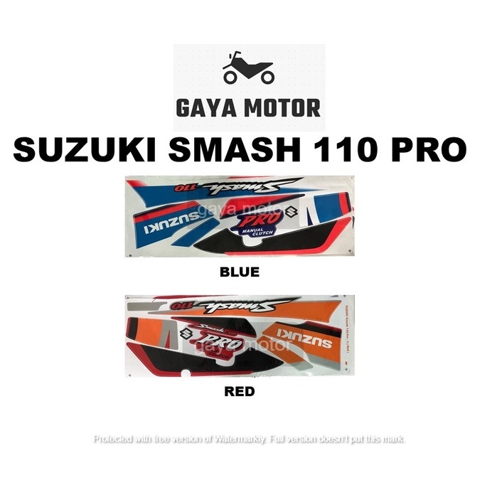 Suzuki Smash 110 Pro Body Sticker | Shopee Malaysia