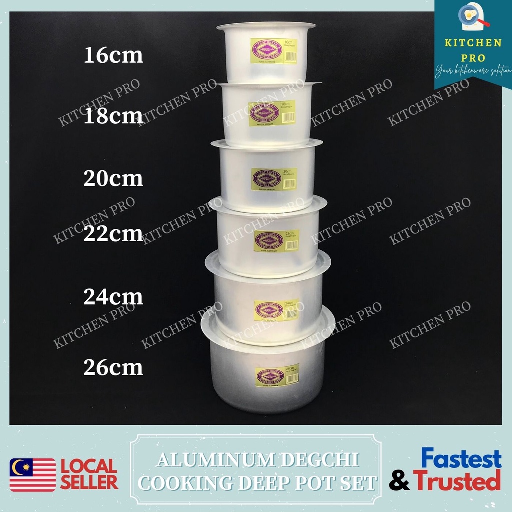 𝐊𝐈𝐓𝐂𝐇𝐄𝐍 𝐏𝐑𝐎 | Crocodile Brand Extra Deep Aluminum Indian Cooking Pot ...