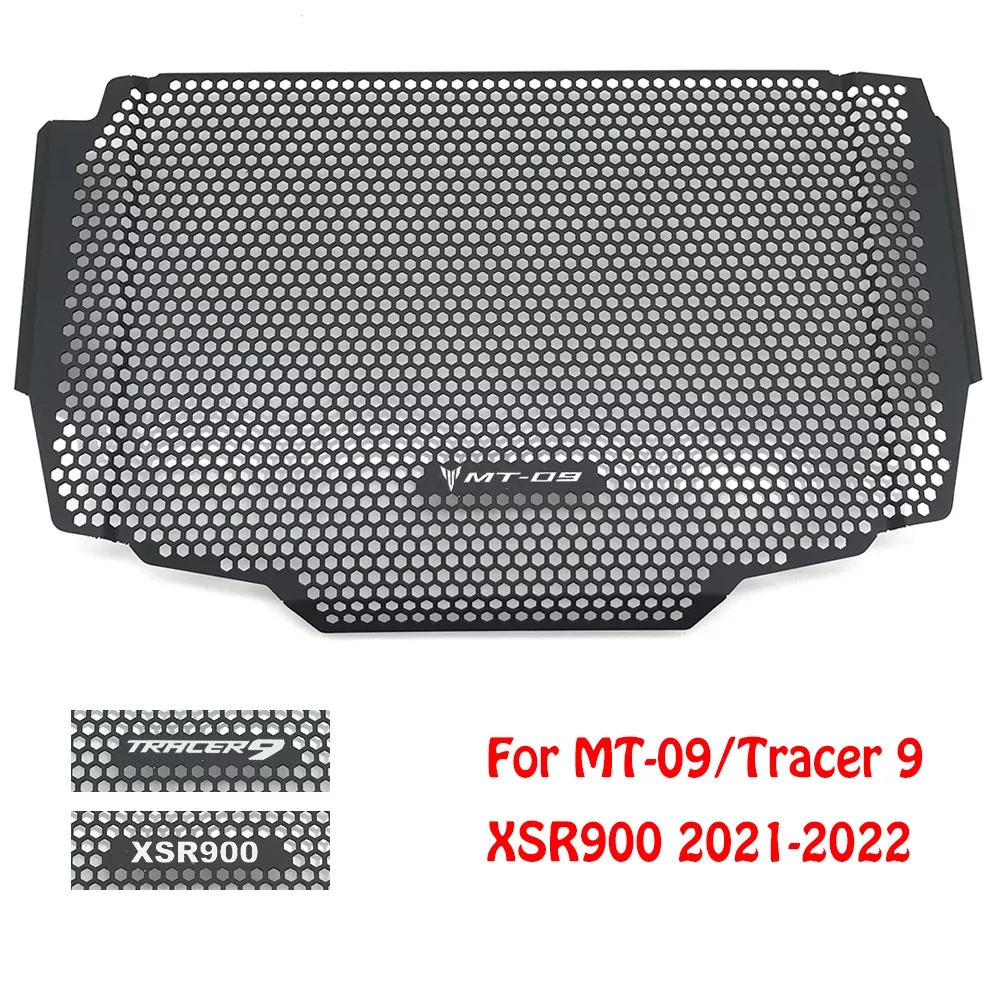 W/ Logo For Yamaha MT-09 Tracer9 XSR900 Tracer 9 GT Motorcycle Radiator ...