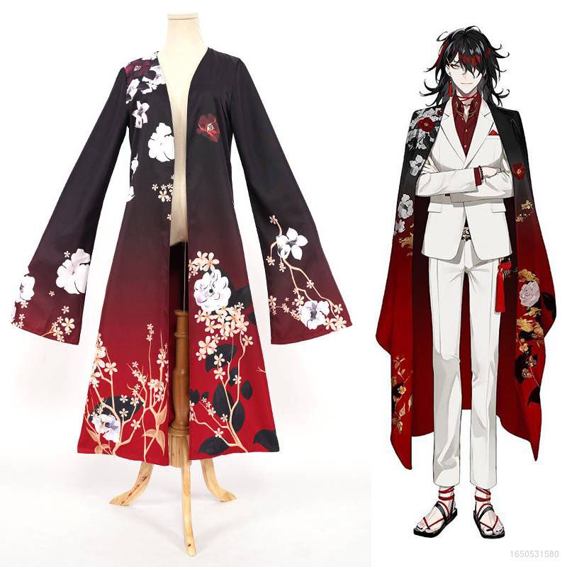 Halloween Vtuber Vox Akuma Yaguchi Yatora Cosplay Women Men Cloak Party ...