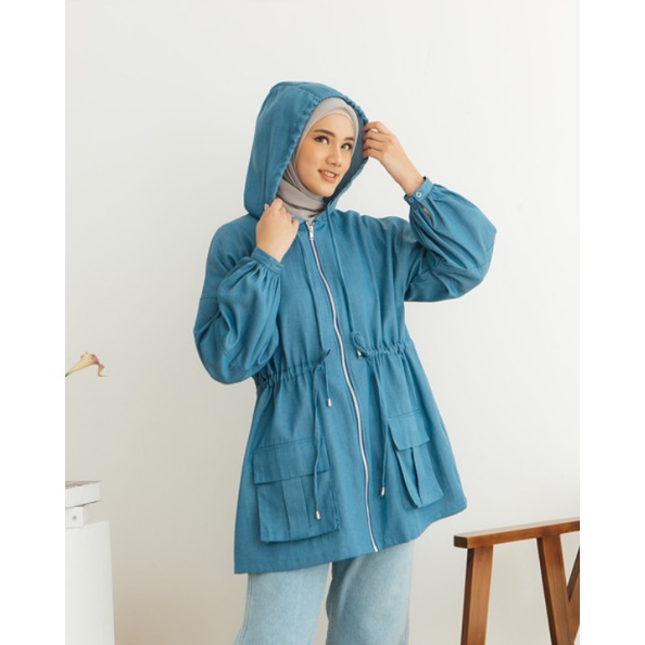 Damy Light Denim Jacket By Geulis | Shopee Malaysia