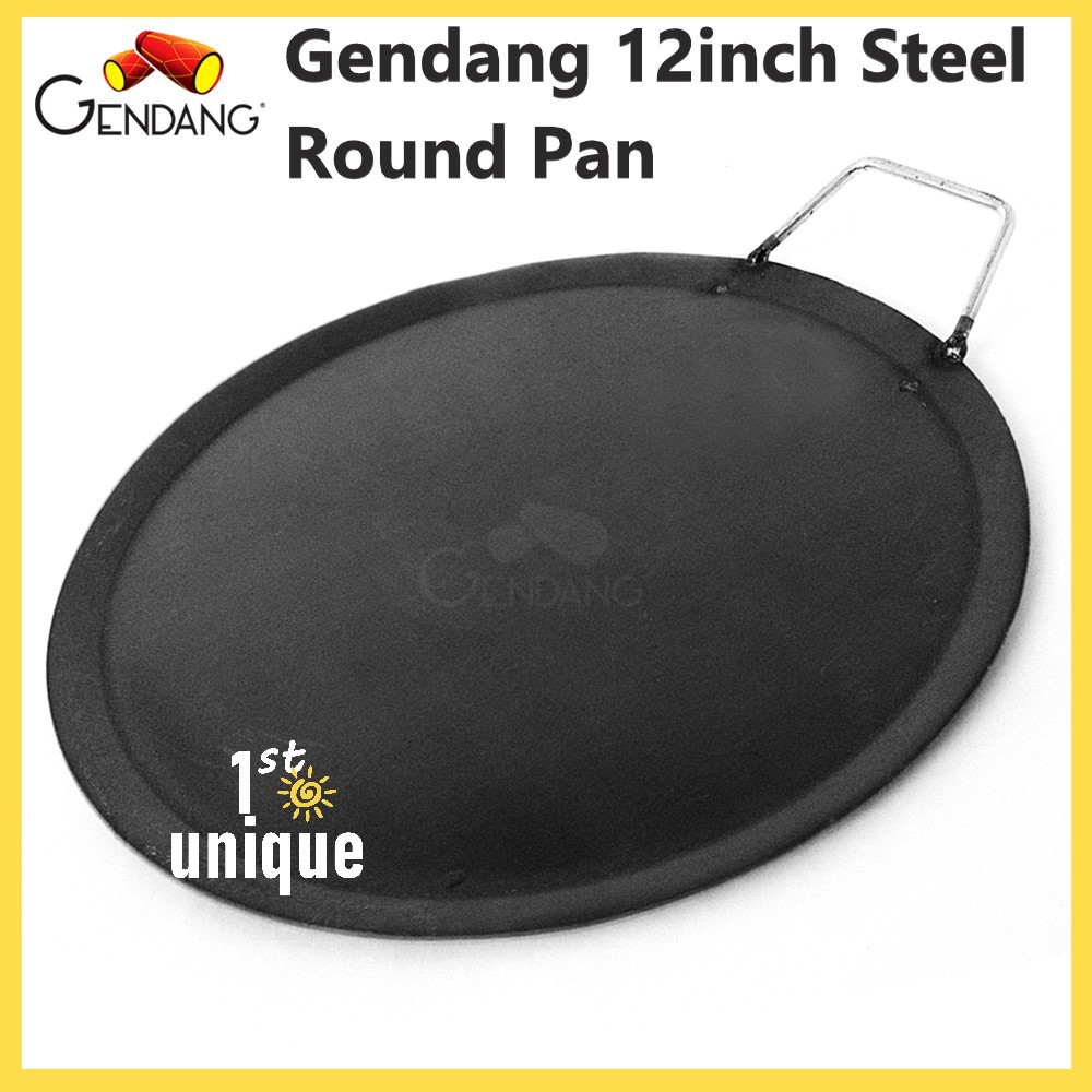 Gendang 12inch Steel Round Pan Roti Canai Pan India Thosai Pan baking ...