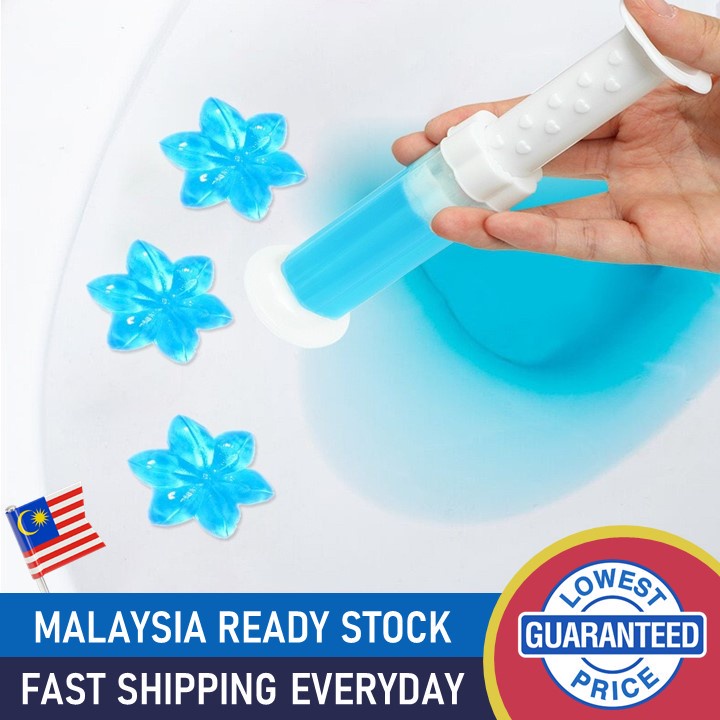 Toilet Bathroom Scrubble Bubble Cleaner Cleaning Toilet Gel 12 Flower 7 ...