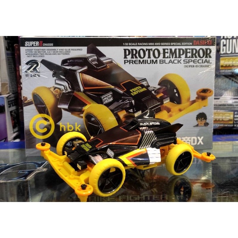 RZ mini 4wd Premium Edition PROTO EMPEROR BLACK SPECIAL (super 2 chasis ...