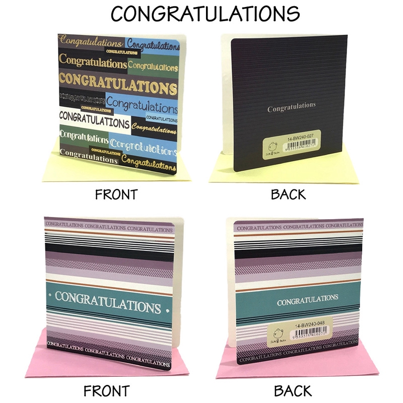 Sun Bear Congratulations Wish Greeting Gift Card Kad Ucapan Hadiah (7 x ...