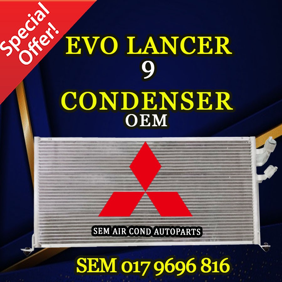 MITSUBISHI LANCER EVO 9 OEM TAIWAN NEW CONDENSER/ KONDENSER (CAR ...