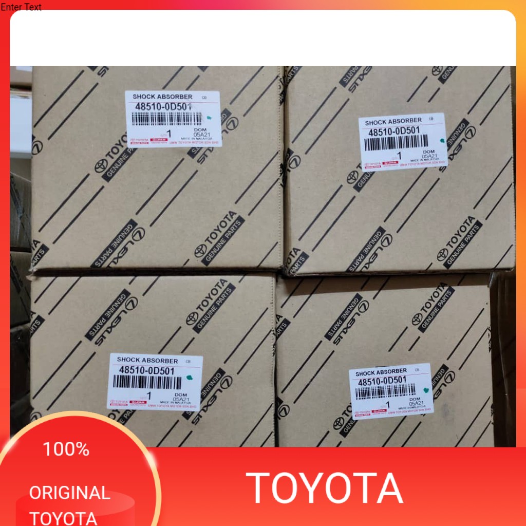 ORIGINAL TOYOTA FRONT ABSORBER SET RH+LH for TOYOTA VIOS NCP150 NSP151 ...