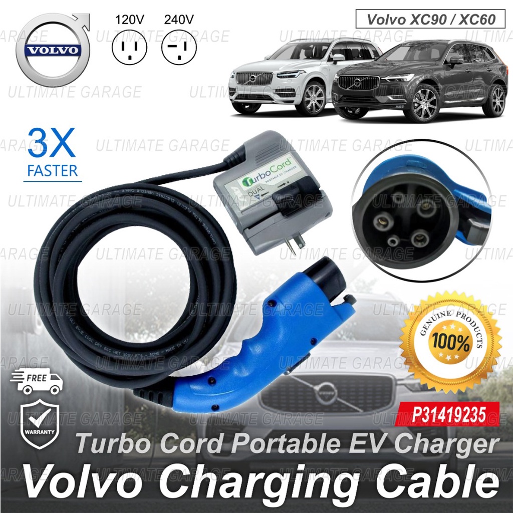100% GENUINE ORIGINAL P31419235 VOLVO CHARGING CABLE TURBO CORD ...