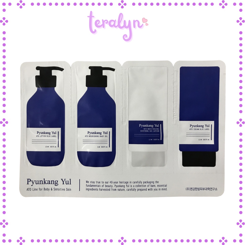 [Ready stock] Pyunkang Yul Ato Sample Pouch (Cream +Moisturizing ...