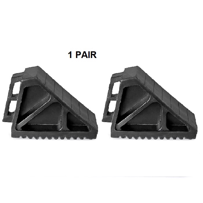 Wheel Stopper Choke /Lorry Tyre Rubber Stopper, Premium Grade 1PAIR ...