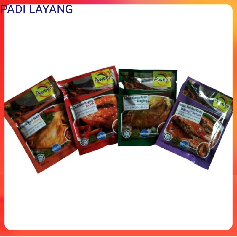 Aween Curry Powder/ Rempah Kari/ Serbuk Kari Rempah Kari Ikan, Daging ...