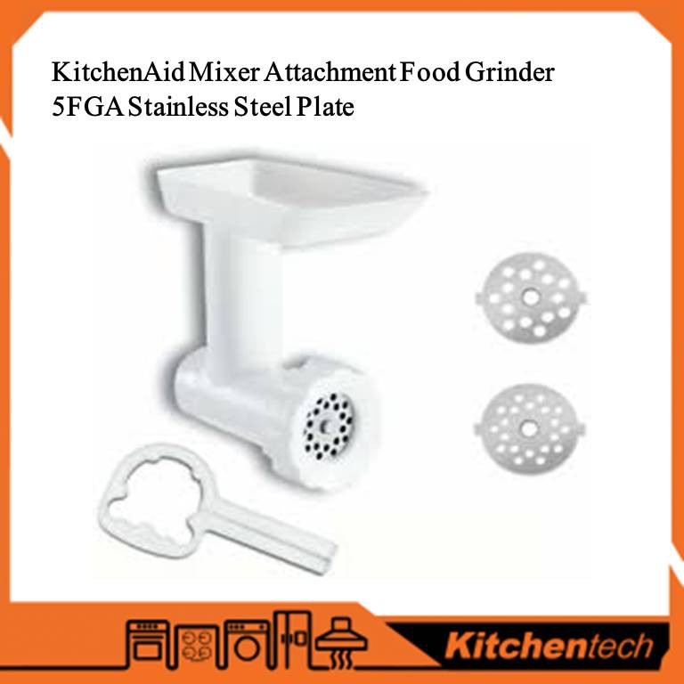 Kitchentech KitchenAid Mixer Attachment Food Grinder 5FGA Stainless ...