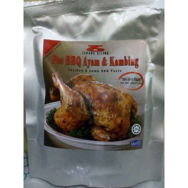 Rempah Pes BBQ Ayam Bakar & Kambing Bakar/Chicken & Lamb BBQ Paste ...