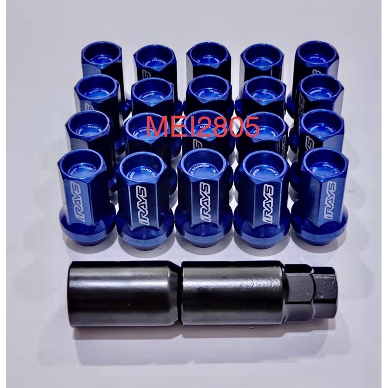 (42mm/32mm) Japan Standard Racing Lock & Nut M12xP1.5 Wheel Nut Sport ...