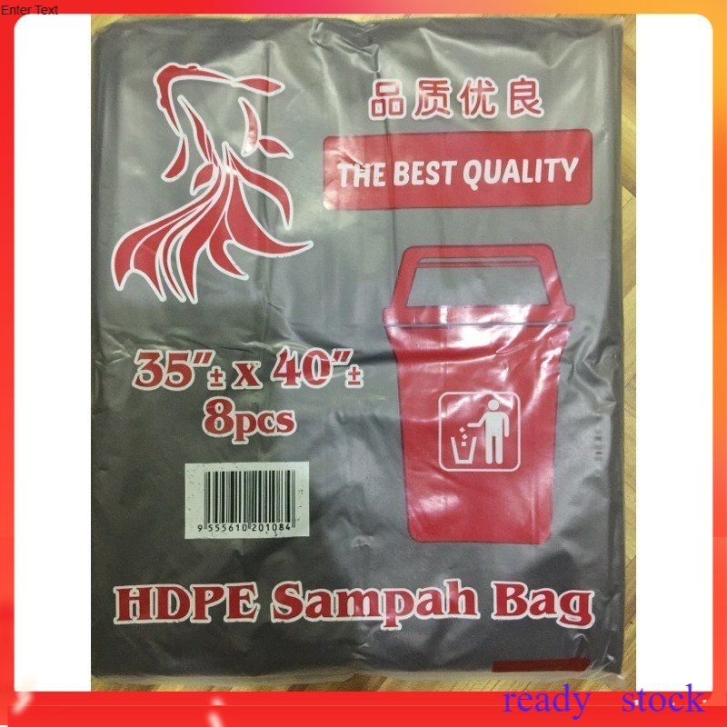Plastik Sampah Tebal Besar & Kecil / Heavy Duty Garbage Bag Strong ...