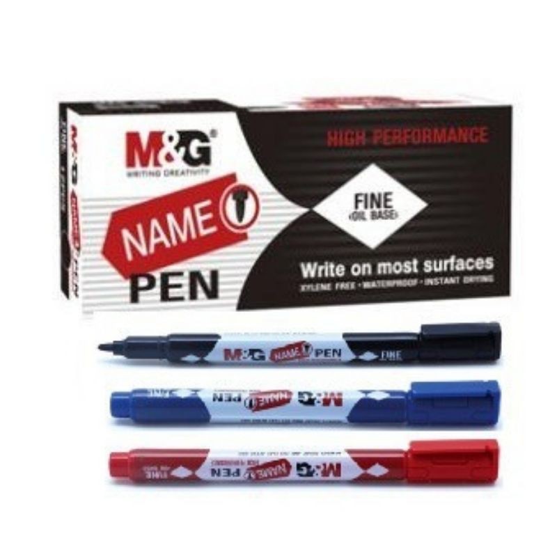 M&G Name Pen (Fine) (Oil Base) APM25671 | Shopee Malaysia