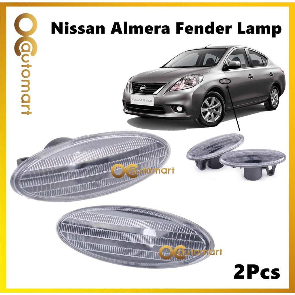( 1 Set ) Nissan Almera 2012 Fender Lamp Signal Light With Bulb ...