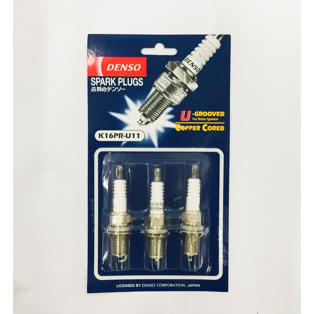 Denso Spark Plug K16PR-U11 K16PRU11 (1set=3pcs) For Nissan Sentra ...