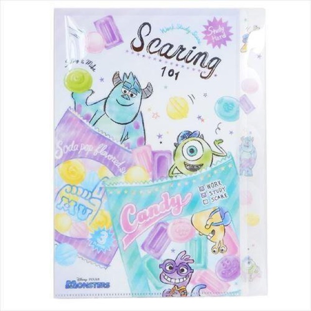 File // DieCut 5 Compartment Folder Disney A4 Purin sanrio | Shopee ...