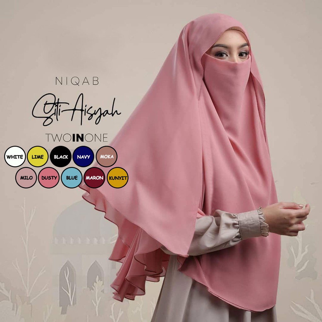 Niqab YAMAN ANTI CORONA SAFETY MASK HIJAB / INSTANT JILBAB / SYRIAN ...