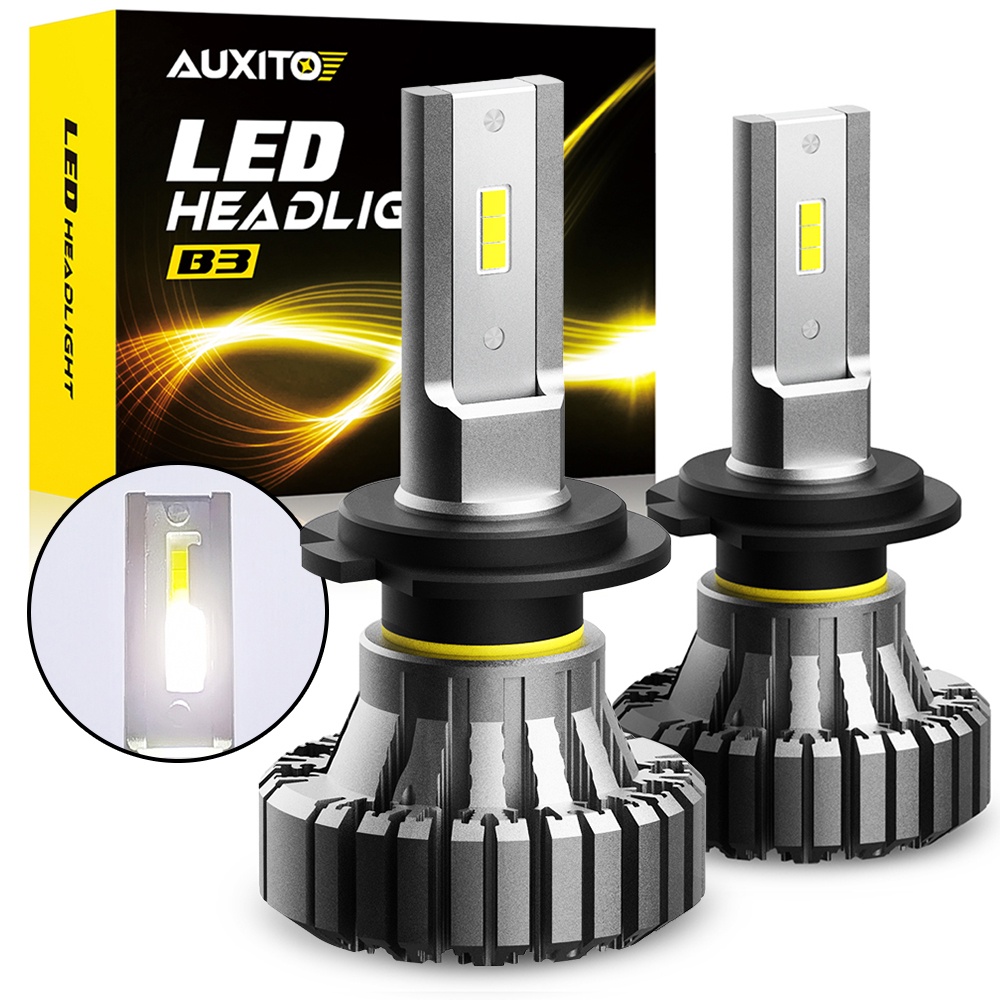 AUXITO LED Super Bright Headlight (2 Pcs) H7 | Shopee Malaysia